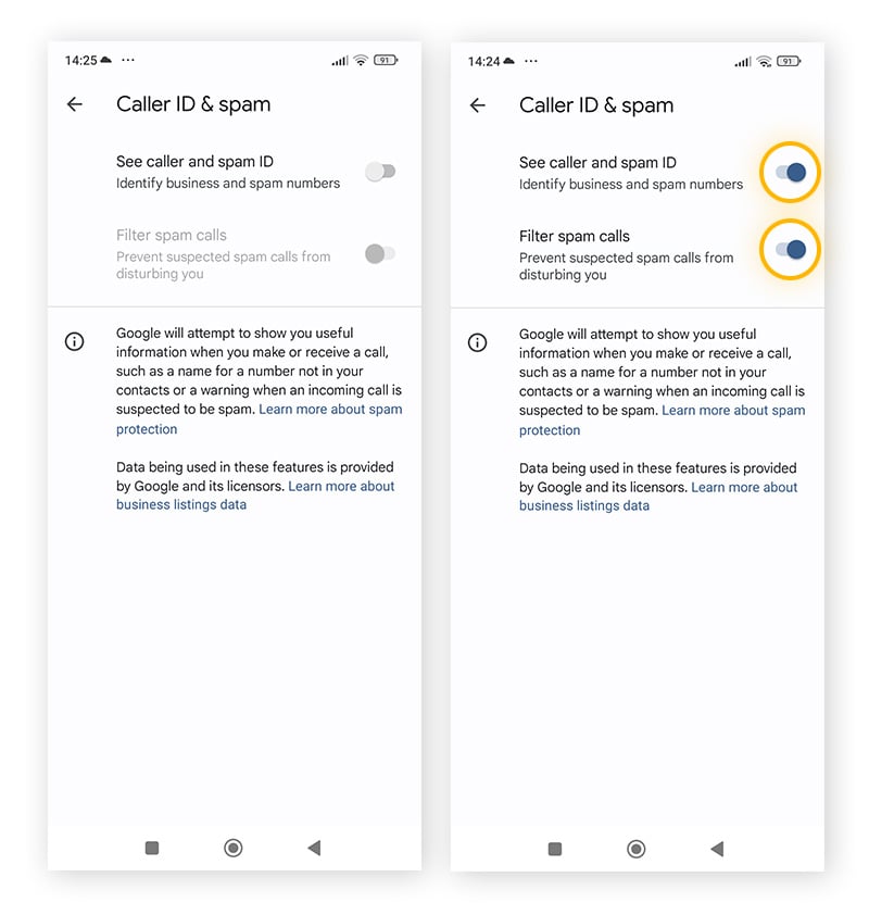 Bloquear llamadas de spam en iPhone, Android y fijo